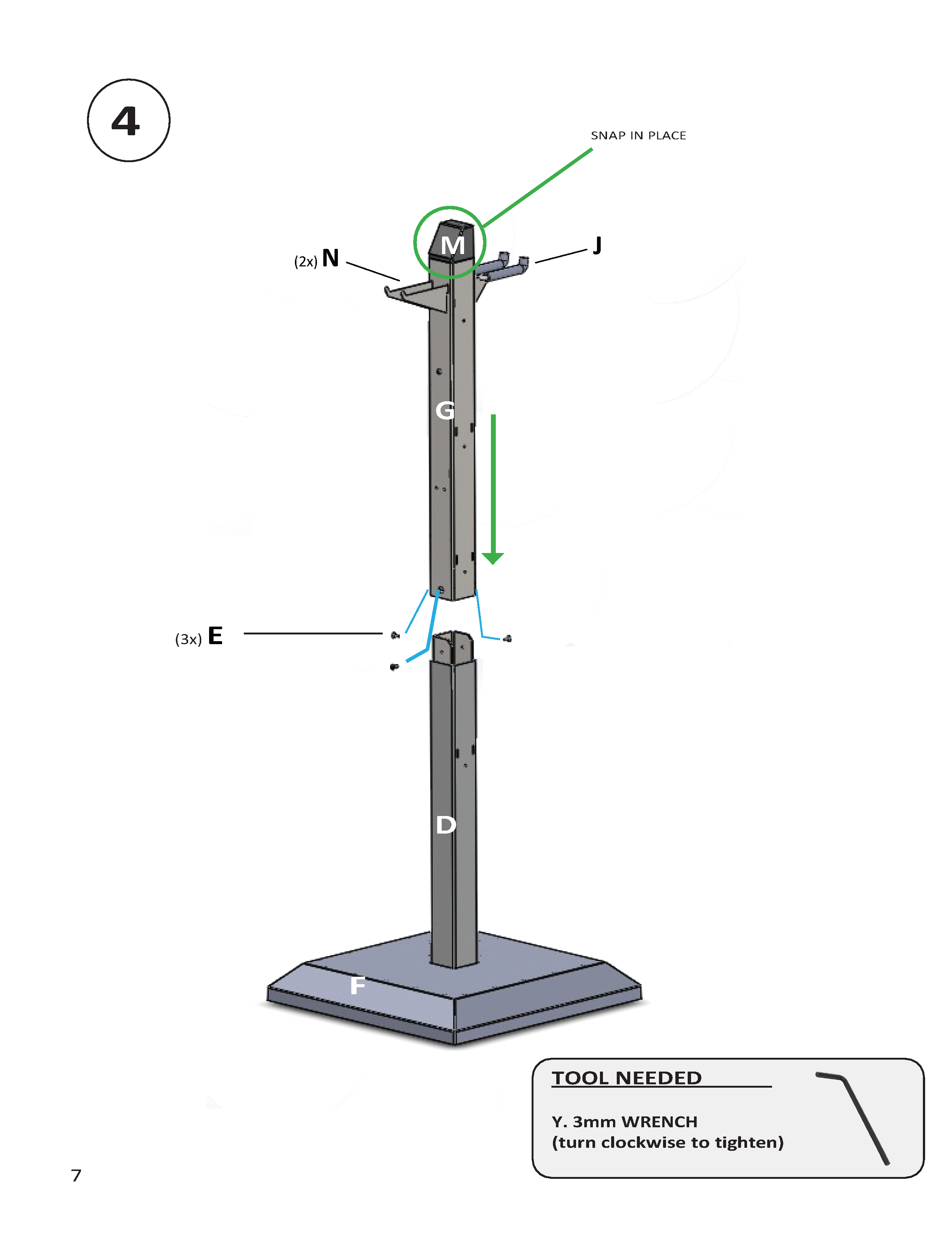 Assemble Accessory Tree – OxeFit